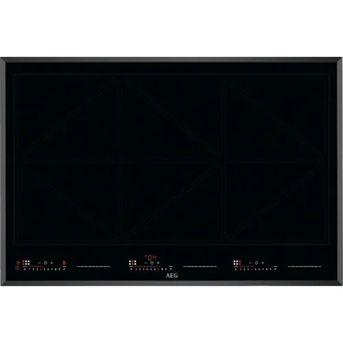 AEG Induction Hob IKK86681FB 8000 Built-in 800mm TotalFlex Black Glass ...